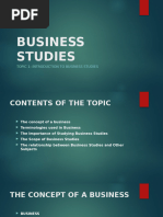 Grade 7 Business Studies Detailed Notes | PDF | Goods | Entrepreneurship