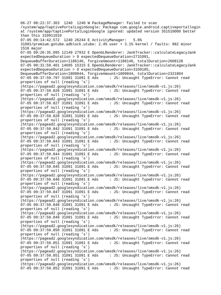 Log | PDF | System Software | Computer Science