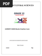 E.C. Mabuza Grade 12 Agri Science Notes | PDF | Dominance (Genetics ...