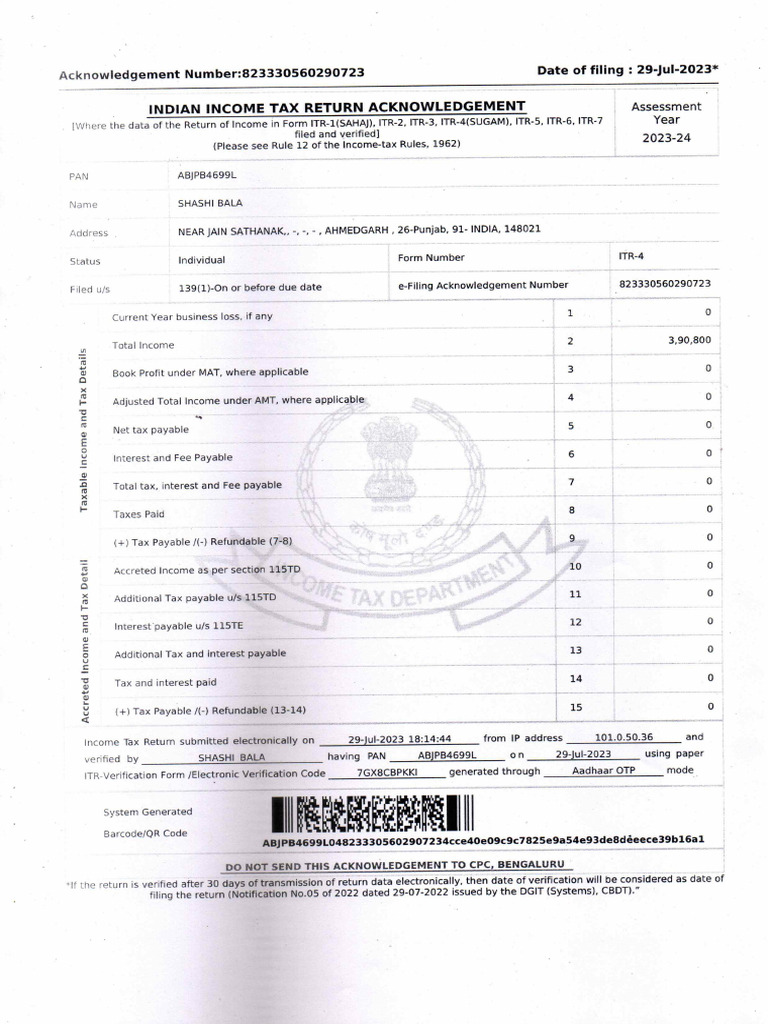 Shashi Bala Itr New | PDF