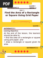 Area of A Rectangle | PDF