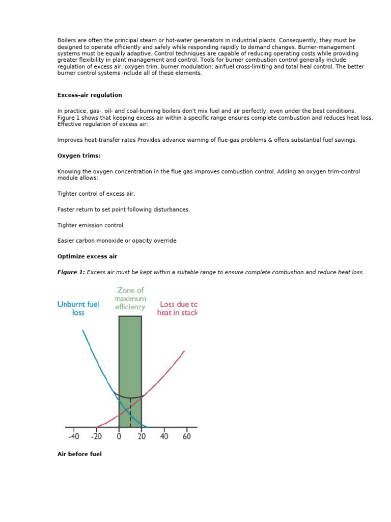 Efficient Boiler Control Techniques | PDF | Boiler | Combustion