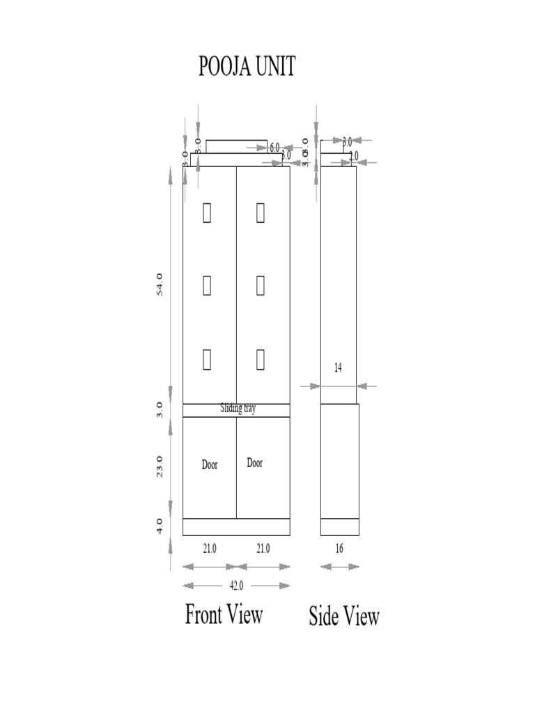 Pooja Unit Design Overview | PDF