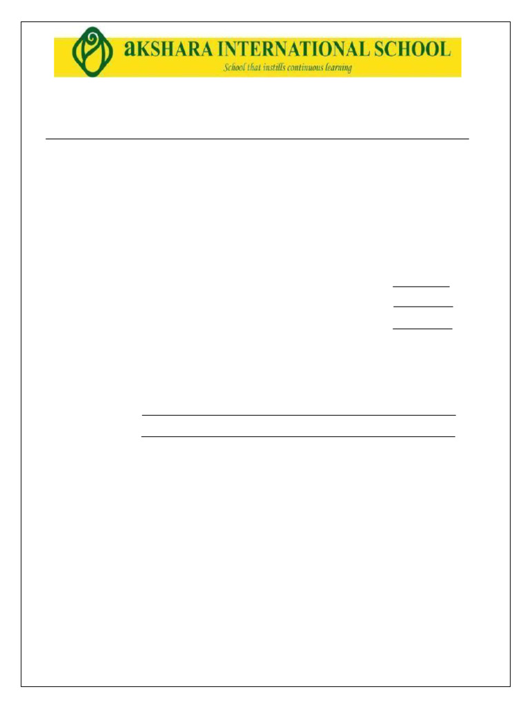 Grade 2 EVS Ch. 1 Our Body Worksheet 1-1 | PDF