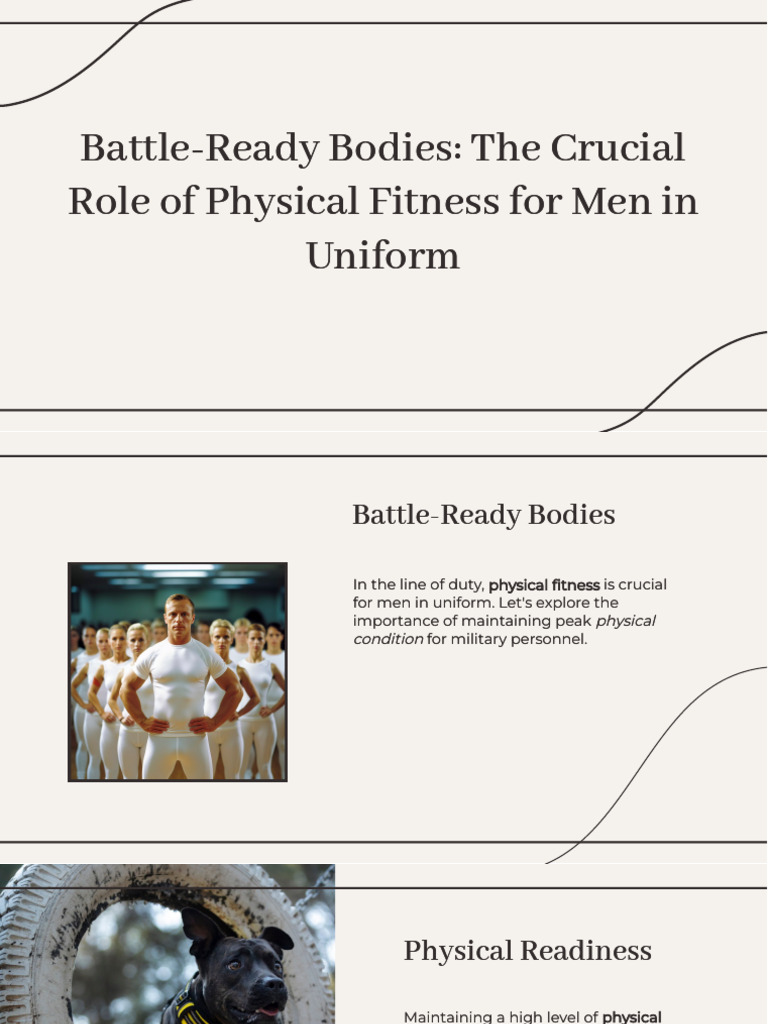 Slidesgo Battle Ready Bodies The Crucial Role of Physical Fitness For ...