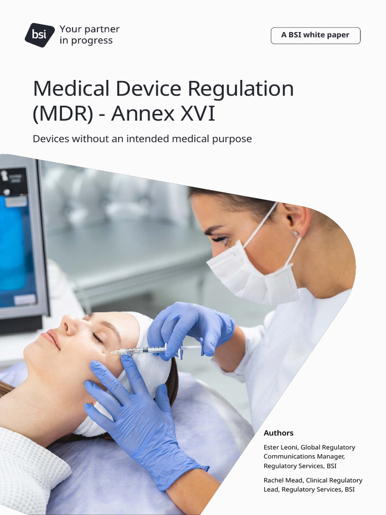 BSI Medical Devices - Annex XVI | PDF | Medical Device