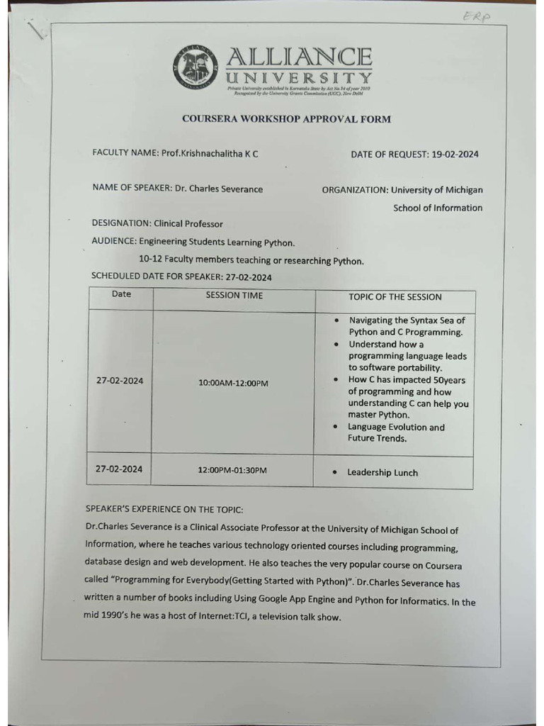 Coursera Workshop | PDF