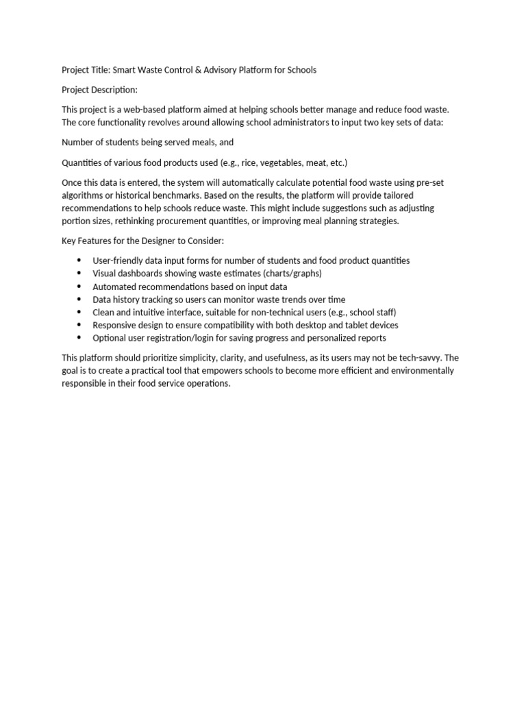 Project Title | PDF