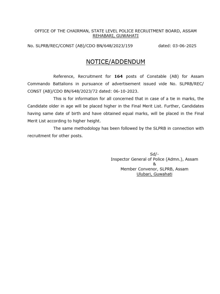 Notice Commando Battalion | PDF