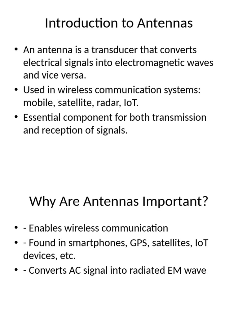 Demo Lecture Antennas | PDF