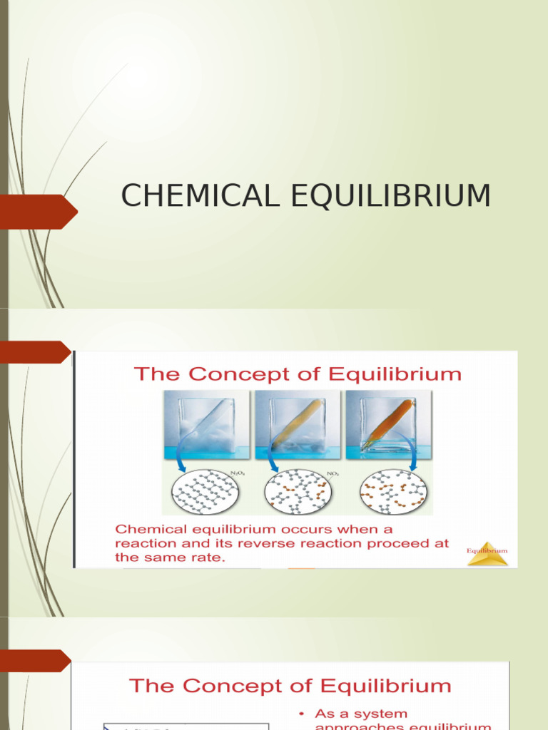 CHEMICAL Chem Equib | PDF