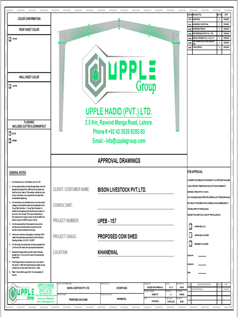 Upeb 157 R 00 Approval Drawings | PDF | Mechanical Engineering