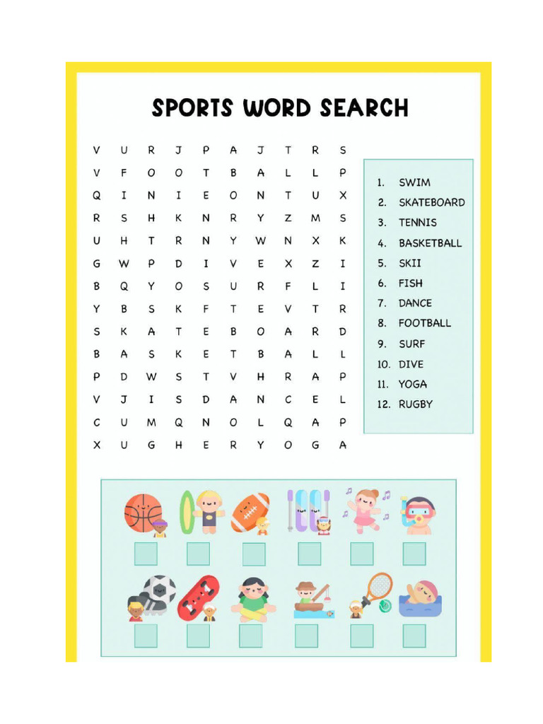 Sport Word Search | PDF