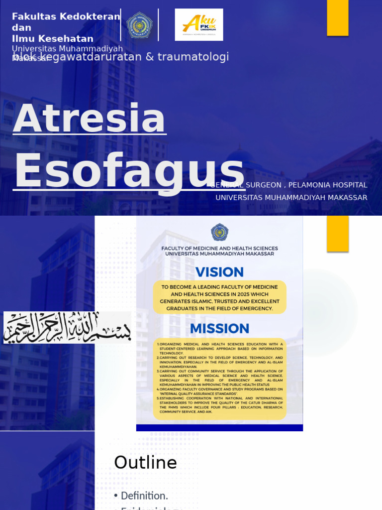Overview of Esophageal Atresia Types | PDF | Medical Specialties ...