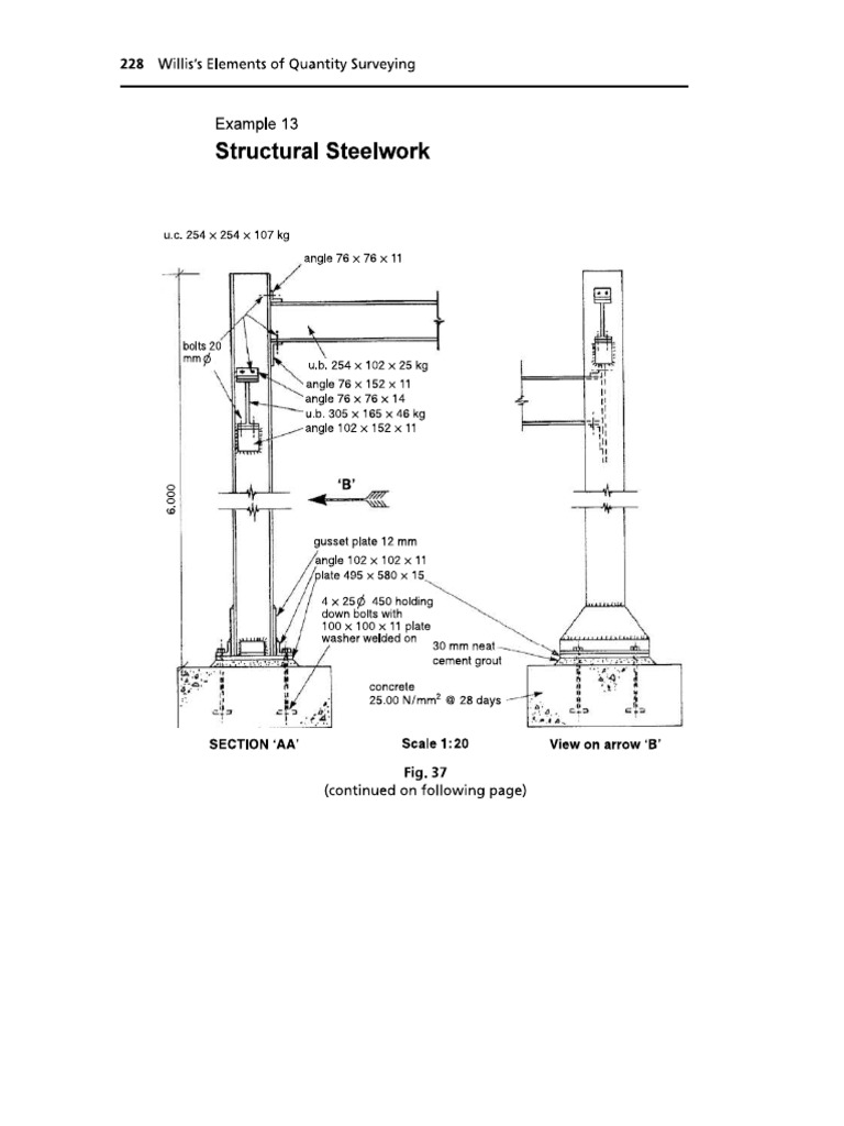 2 Elements of Qs Structural Steel Extract | PDF