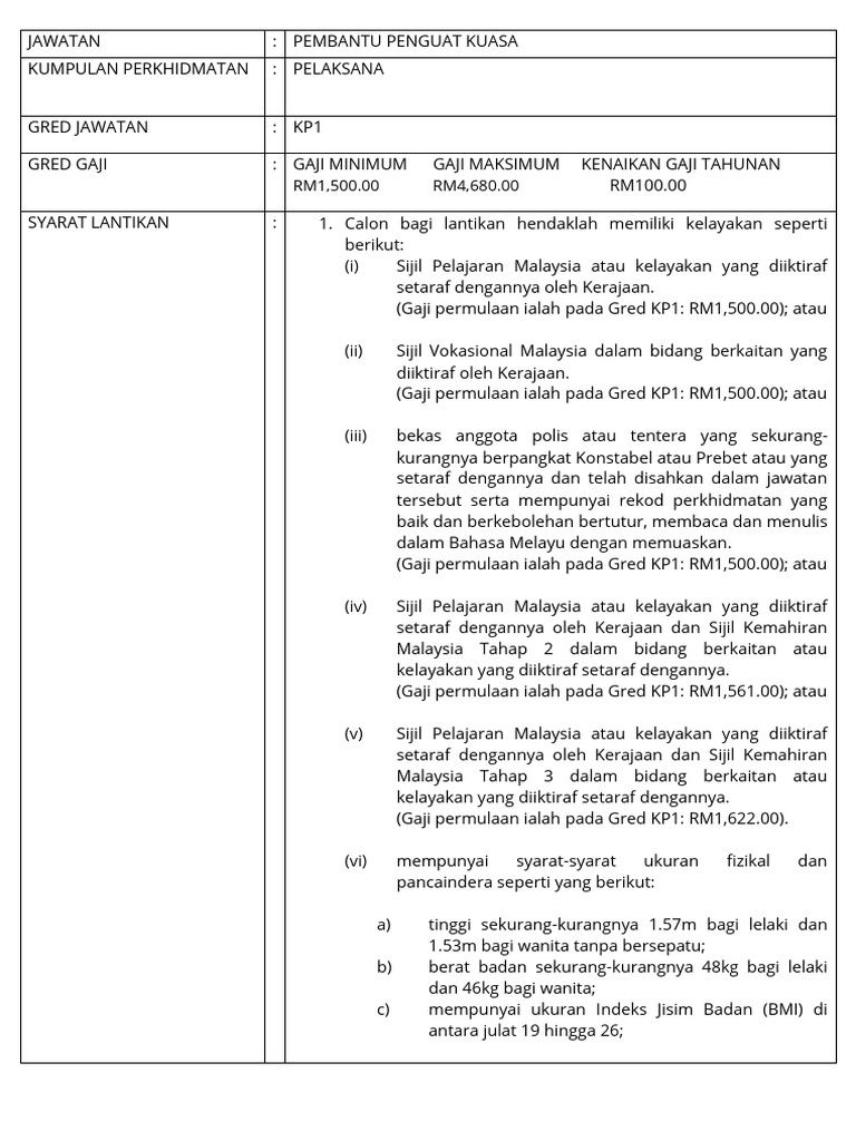 Suk-Mystep 2025 1 Pembantu Penguatkuasa | PDF
