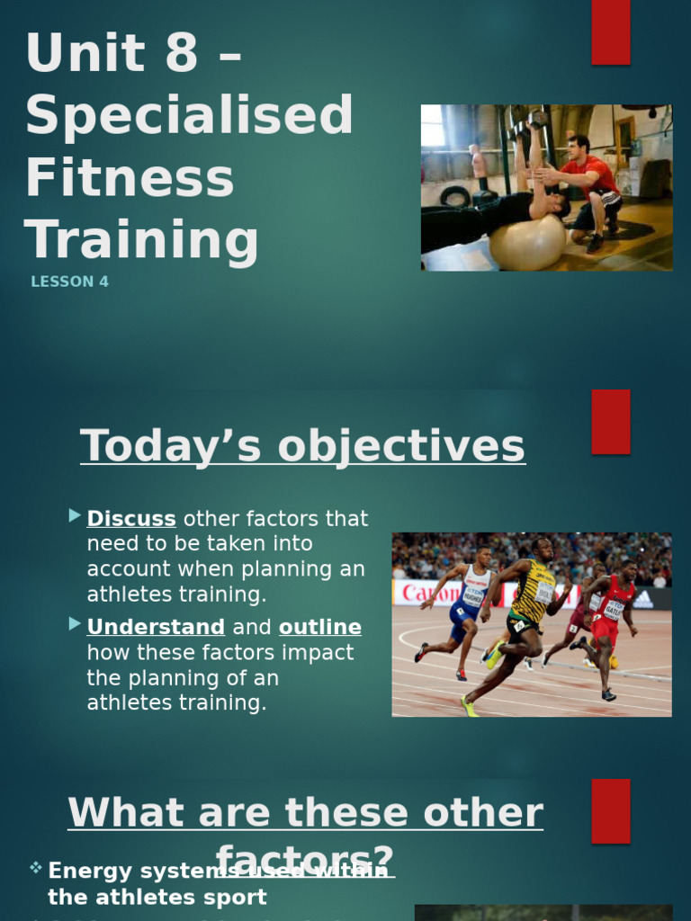 Lesson 4 Energy Systems and Expenditure Other Factors Influencing Design | PDF | Cellular ...