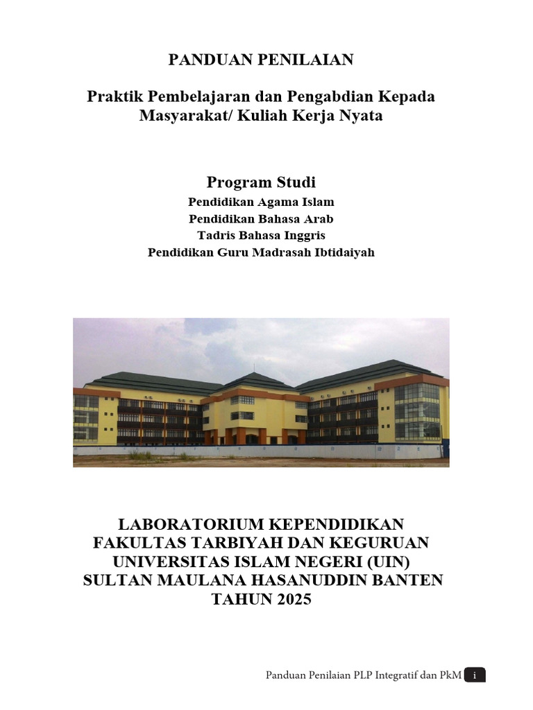 Penilaian PLP 2025 | PDF