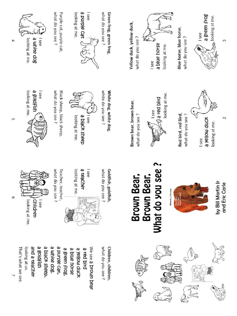 Mini Livre Brown Bear | PDF