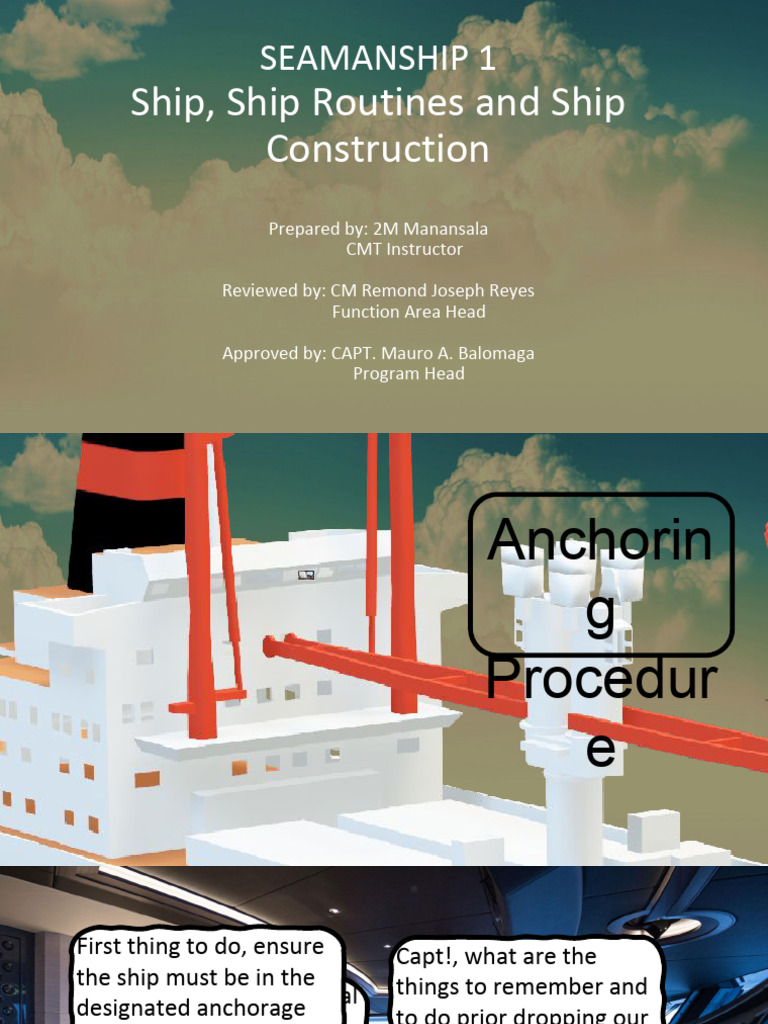 Part B Anchoring & Safe Anchoring Procedures v2 2 | PDF | Anchor | Ships