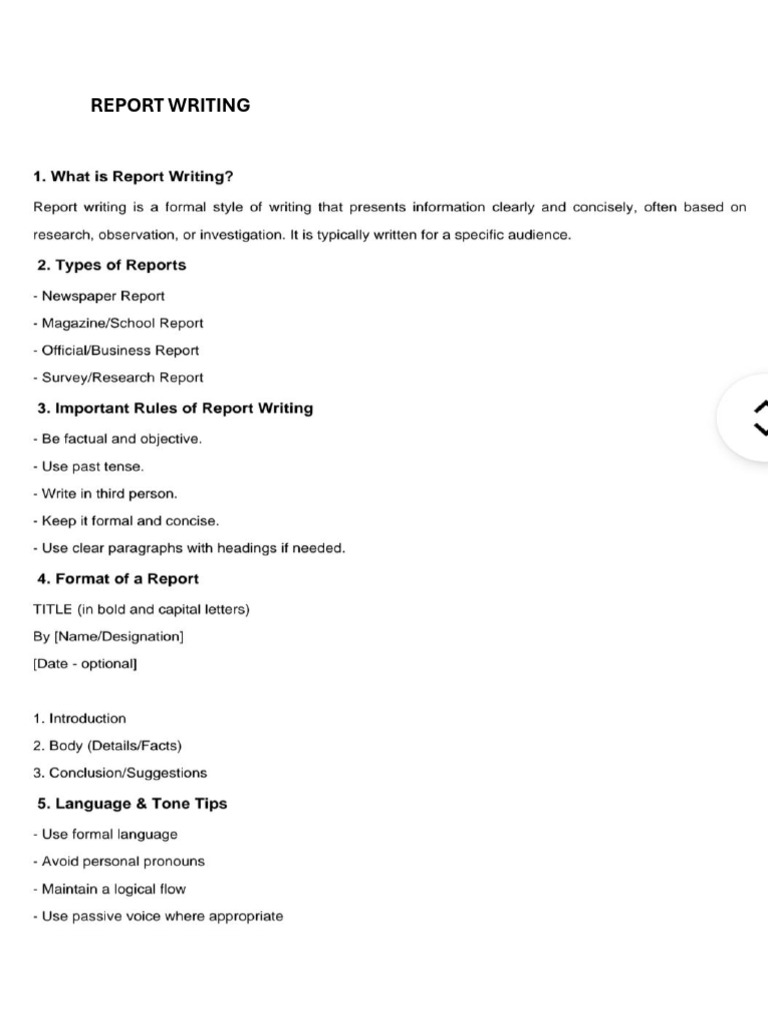 Report Writing | PDF