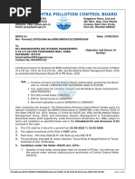 MPCB Online Consent Application Guide | PDF