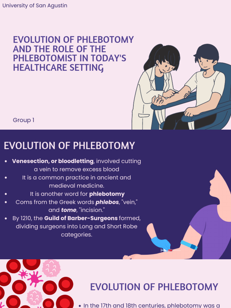 Phlebotomy's Evolution and Modern Role | PDF
