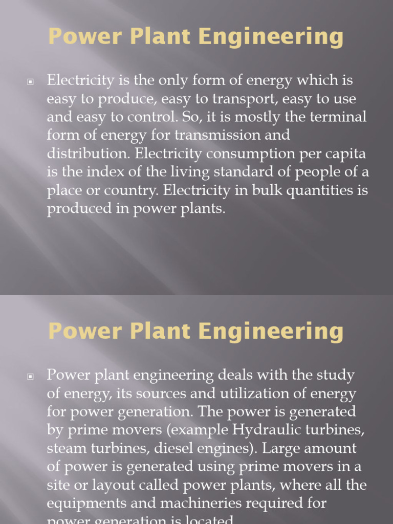 Overview of Power Plant Engineering | PDF | Power Station | Boiler