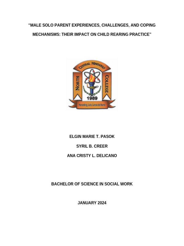 Final 1 5 Thesis | PDF | Parenting | Single Parent