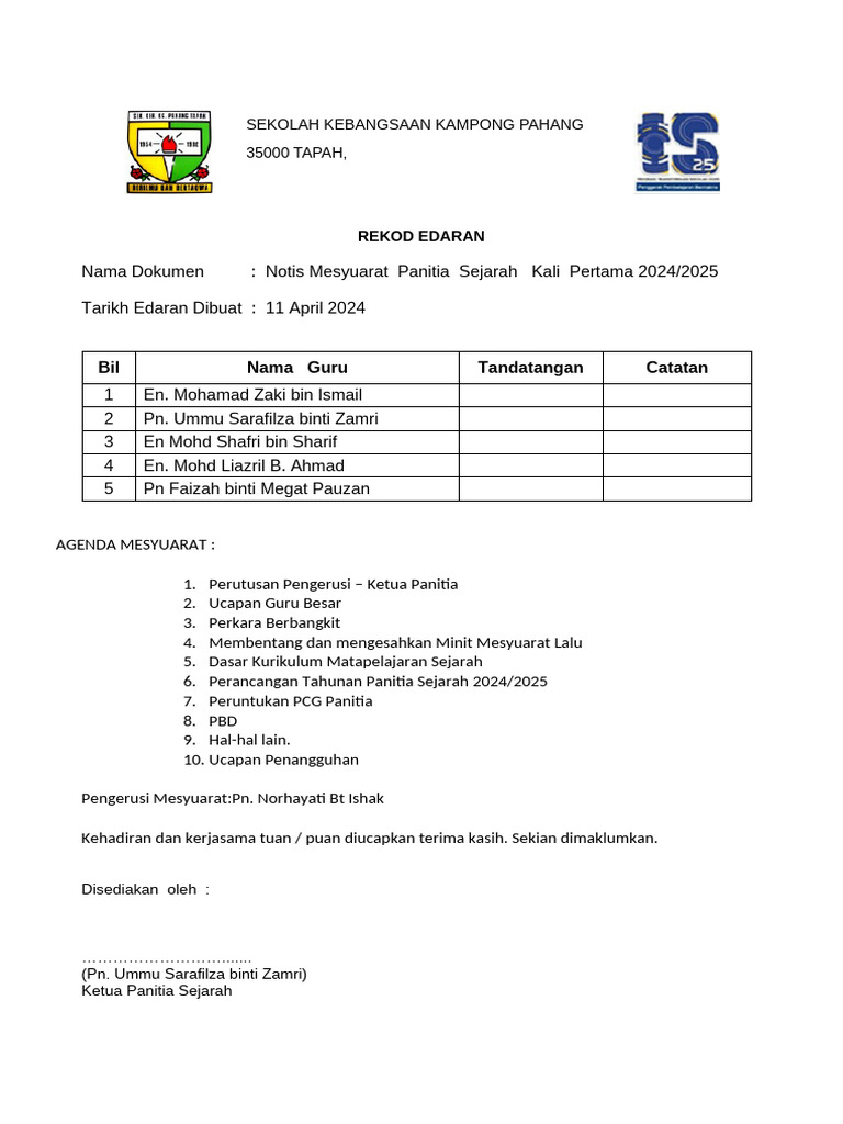 Minit Satu Sejarah 2024 | PDF