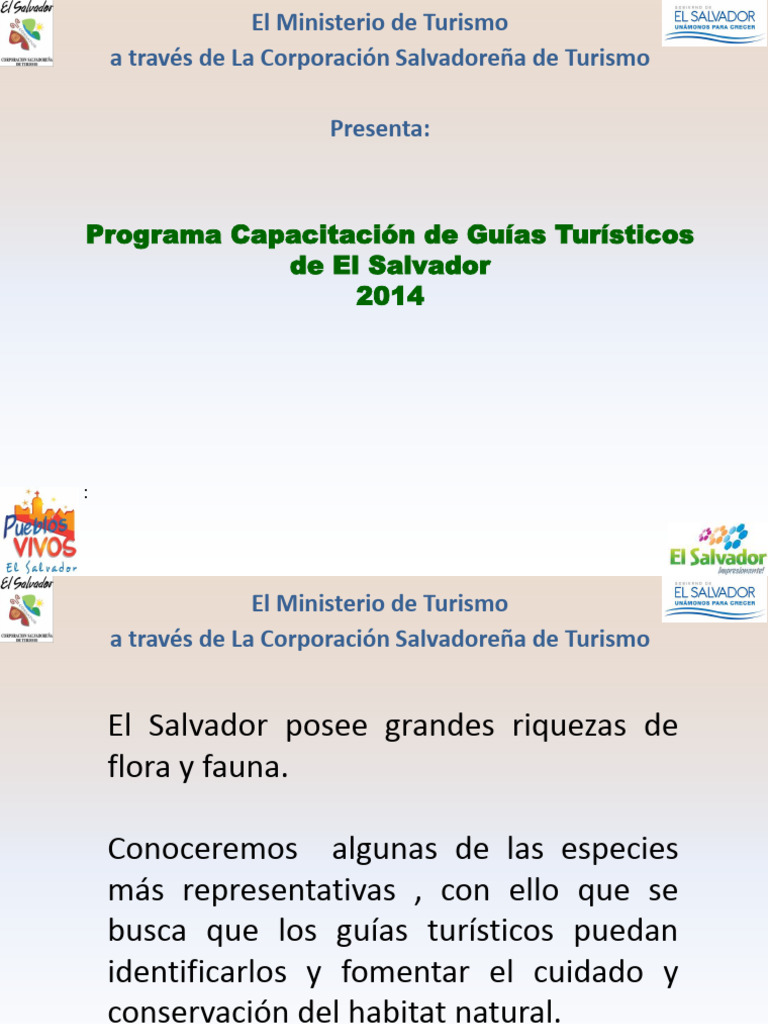 Curso Corsatur-Flora y Fauna-1-Flora | PDF | El Salvador | Turismo