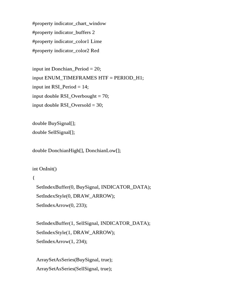 Reversal Avec Rsi Script | PDF | Software Engineering | Computer Programming