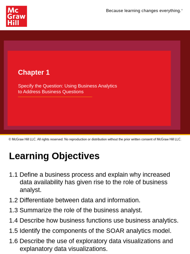 IBA Chapter 1 Slides Final Accessible | PDF | Analytics | Data