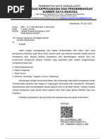 Permohonan Input Data Pengembangan Kompetensi ASN 2024 Ke MyASN BKN | PDF