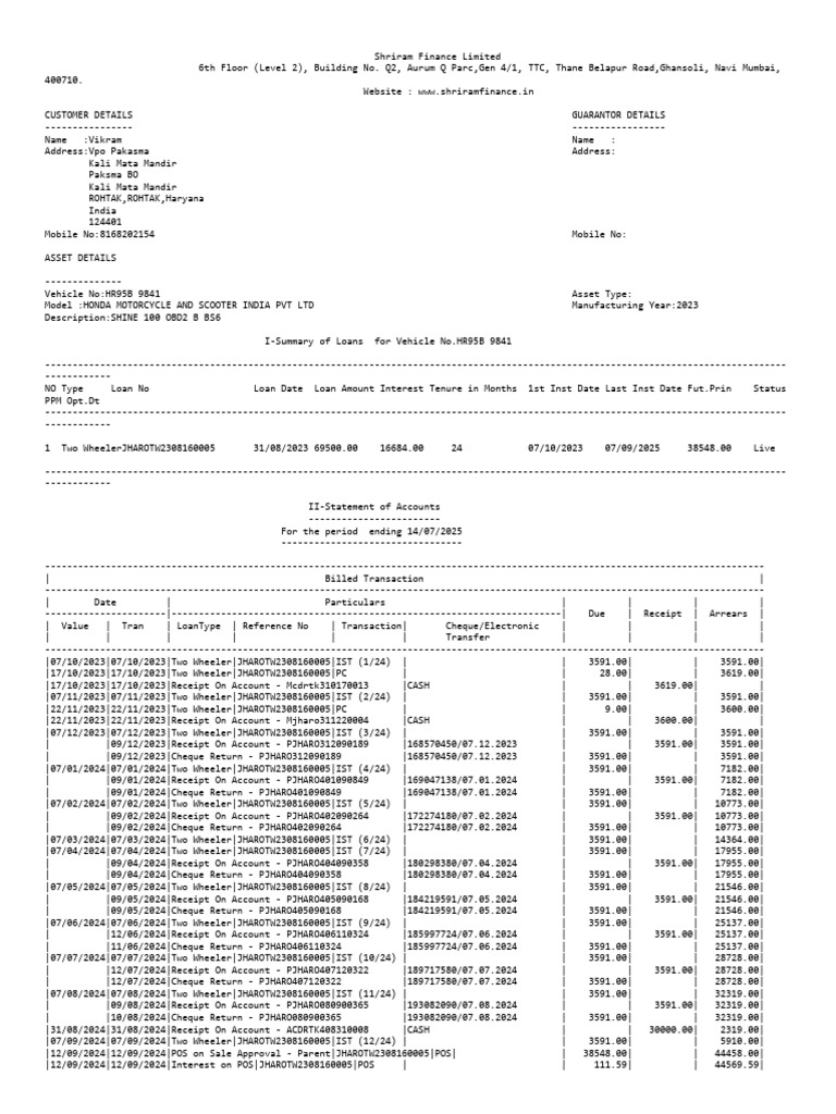 Ziva - Shriramfinance.me LMSAPP3 Includes ViewReport - Aspx Statusid &print No | PDF | Cheque ...