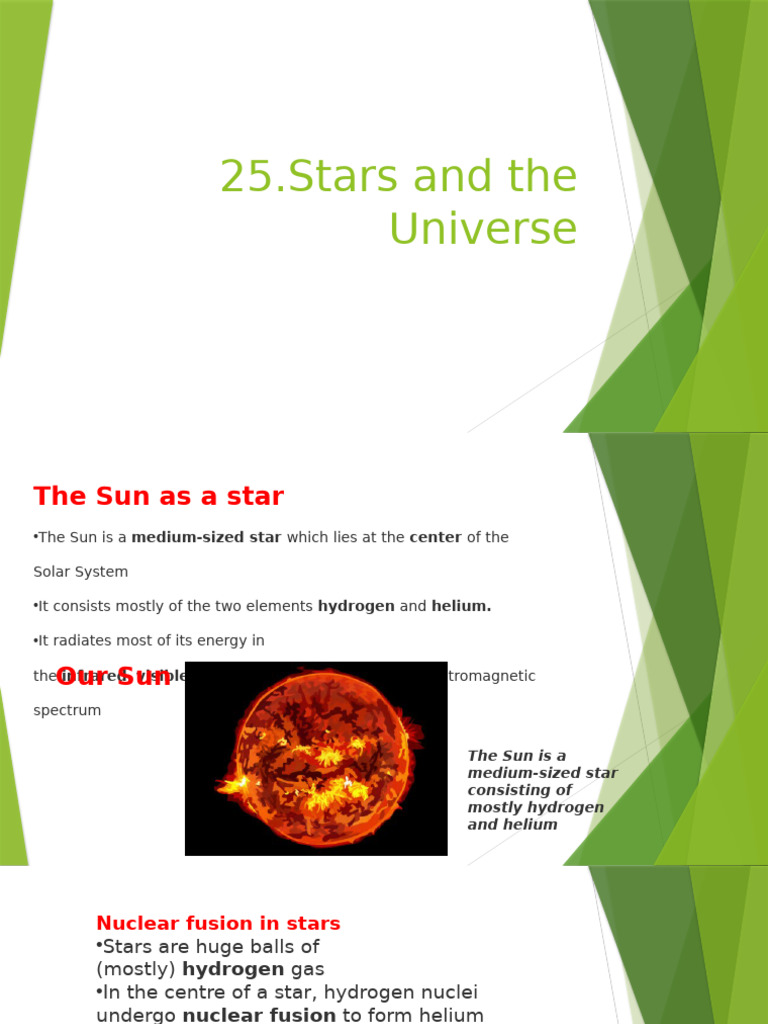 Stars and the Expanding Universe | PDF | Stars | Redshift