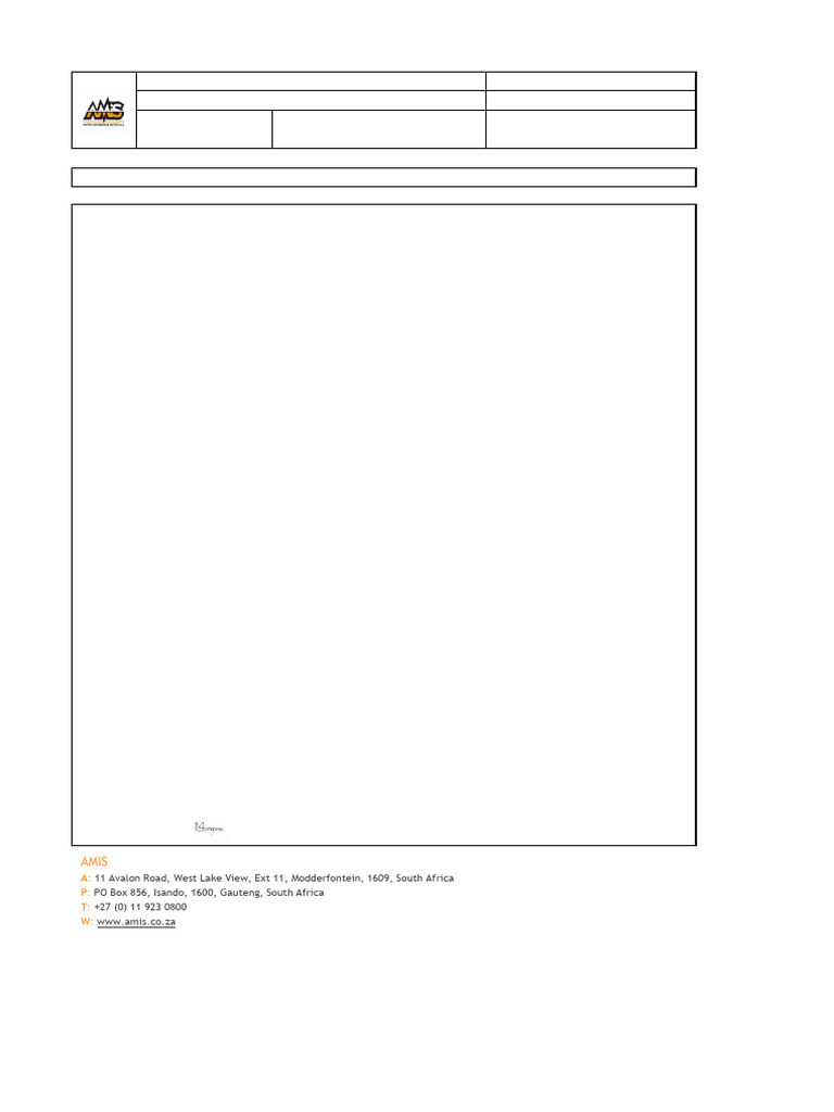 AMIS0777 Laboratory Proficiency Testing Report | PDF | Standard ...