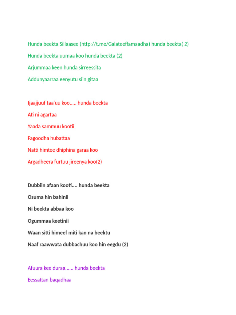 Faaruu | PDF