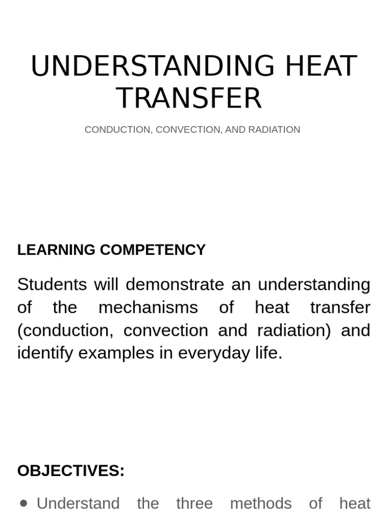 Understanding Heat Transfer | PDF | Heat Transfer | Thermal Conduction