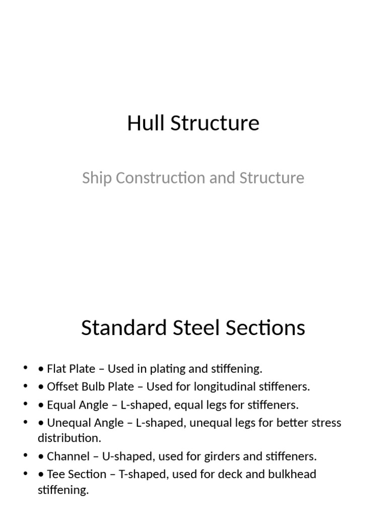 Hull Structure and Stress Management | PDF