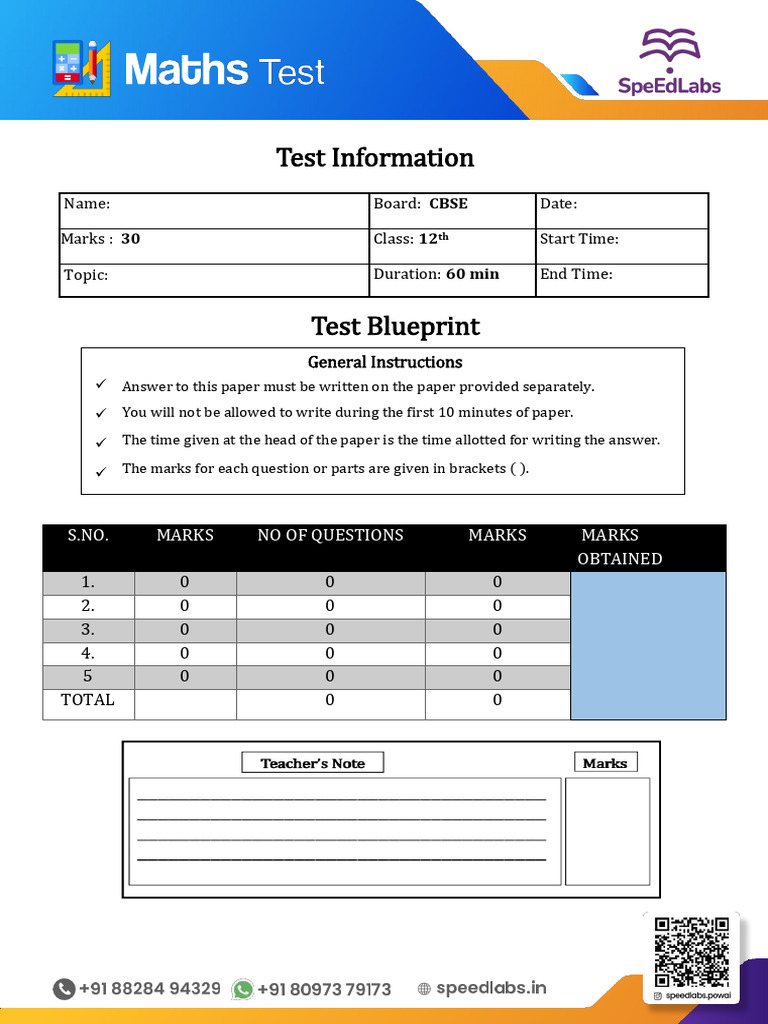 CBSE Class 12 Relation and Function Test | PDF | Chess Theory