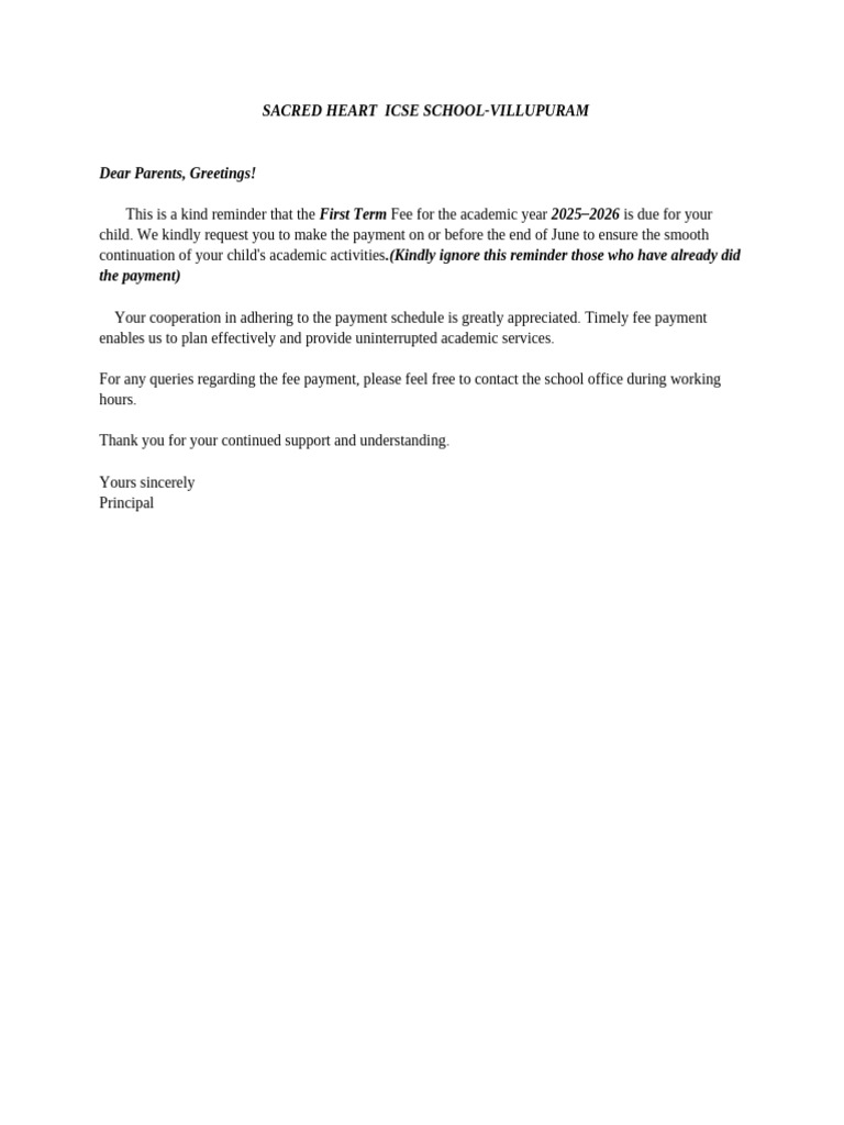 Reminder June 2025 | PDF