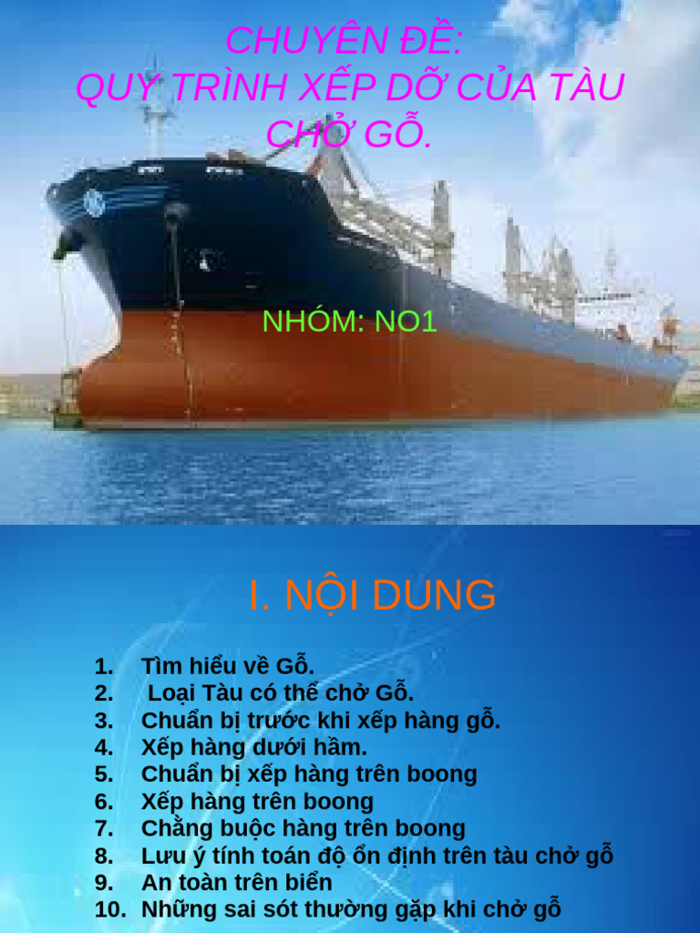 Timber Deck Cargo For Navigation Student | PDF