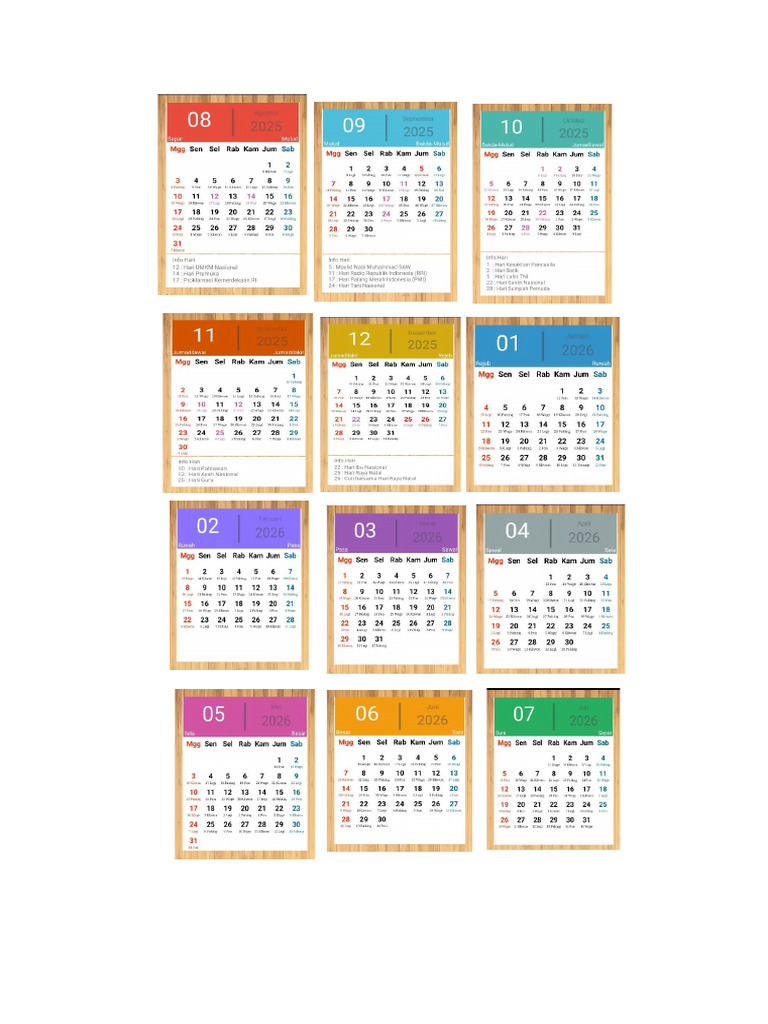 Kalender 3 Wulan | PDF