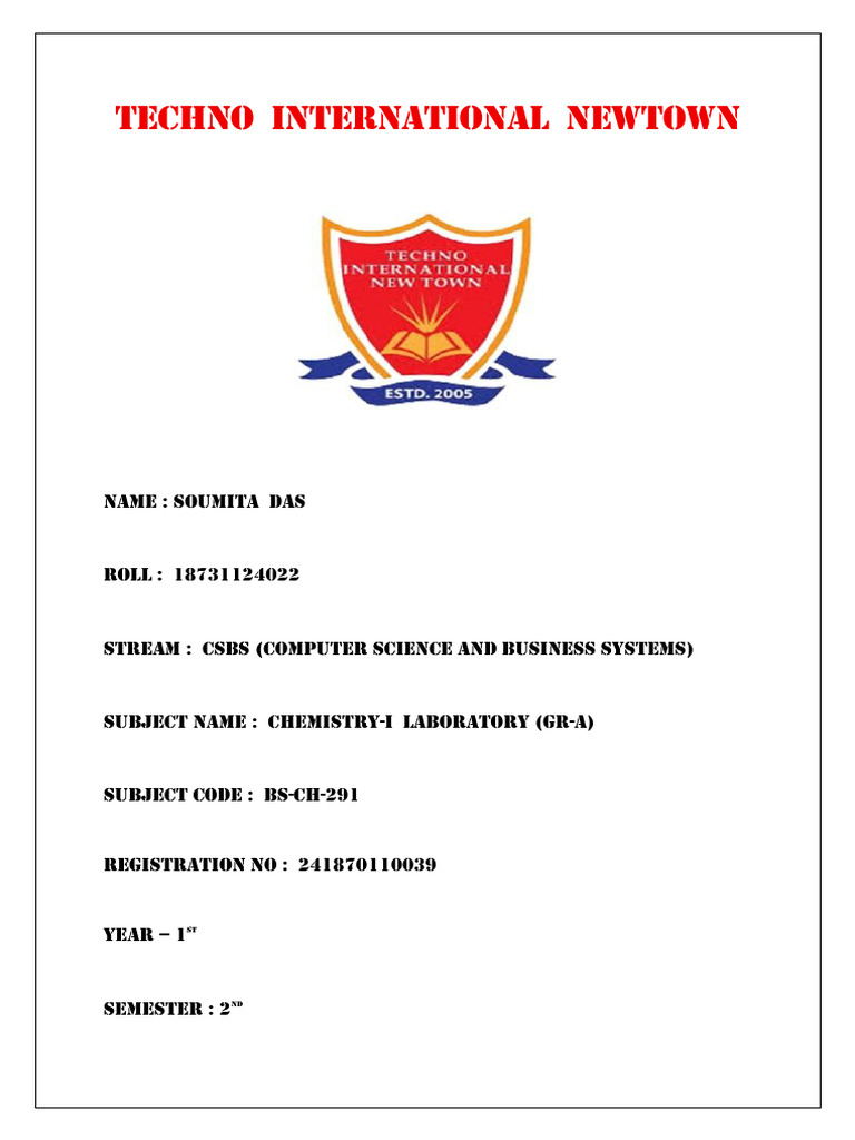 Techno International Newtown | PDF