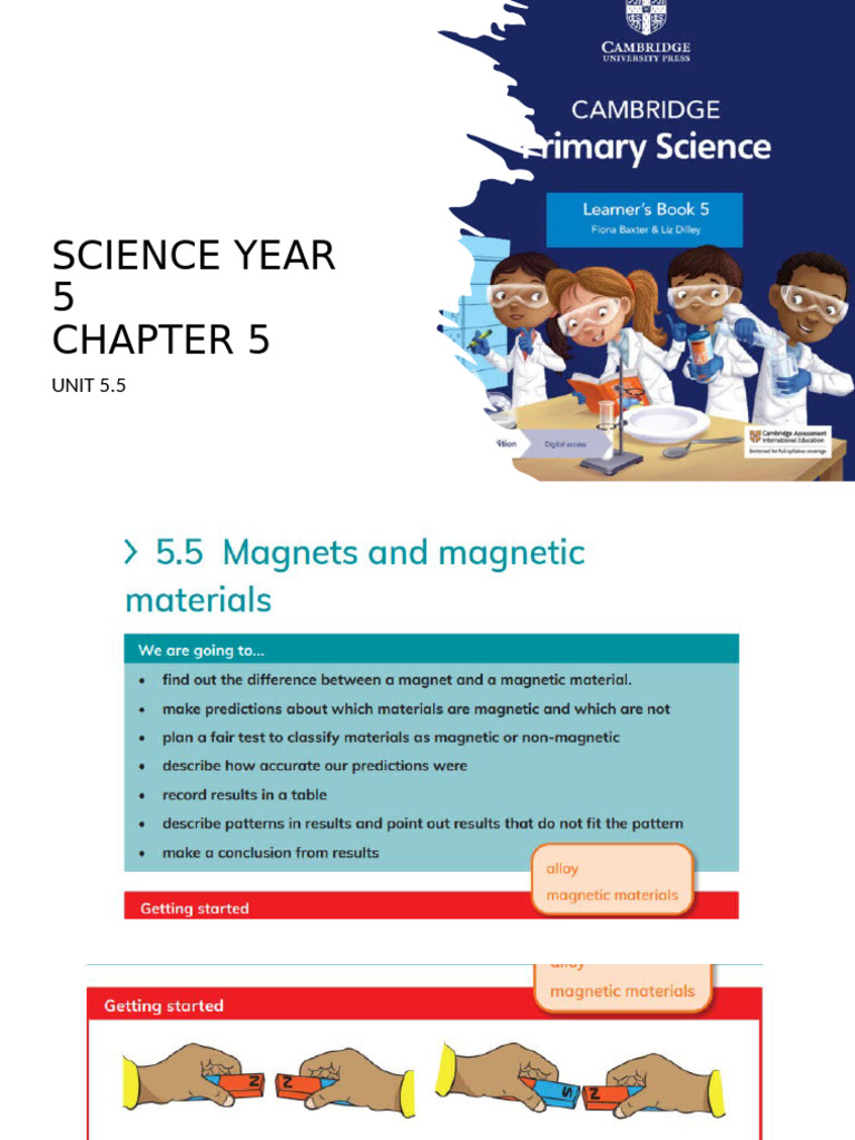 Science Year 5 Unit 5.4 | PDF