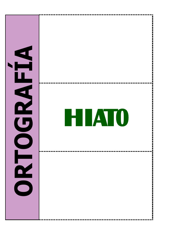 Flipbook Diptongo Hiato y Triptongo | PDF