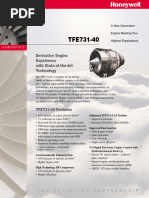 TFE731 Engine Type Certificate Data | PDF | Jet Fuel | Turbine