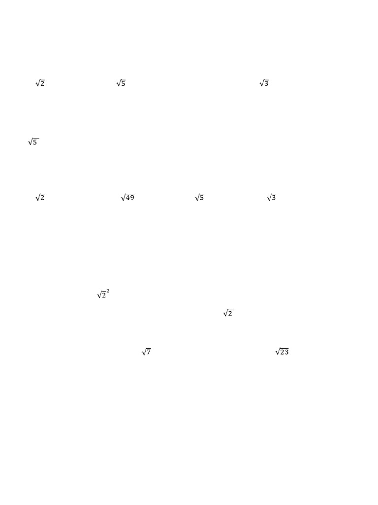 Class9 Maths Ch1 Worksheet MCQs | PDF