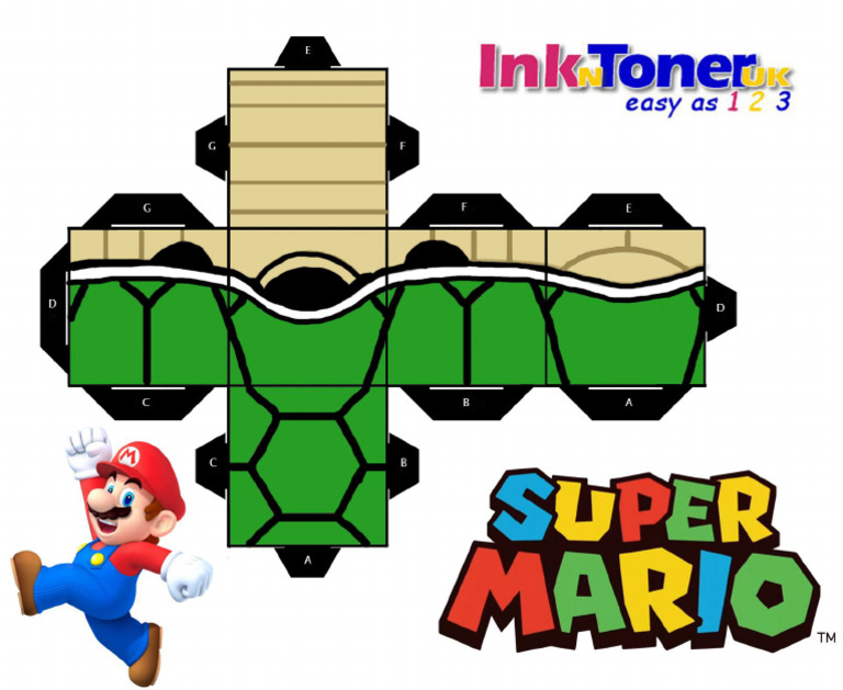 Mario Papercraft Printable3 | PDF